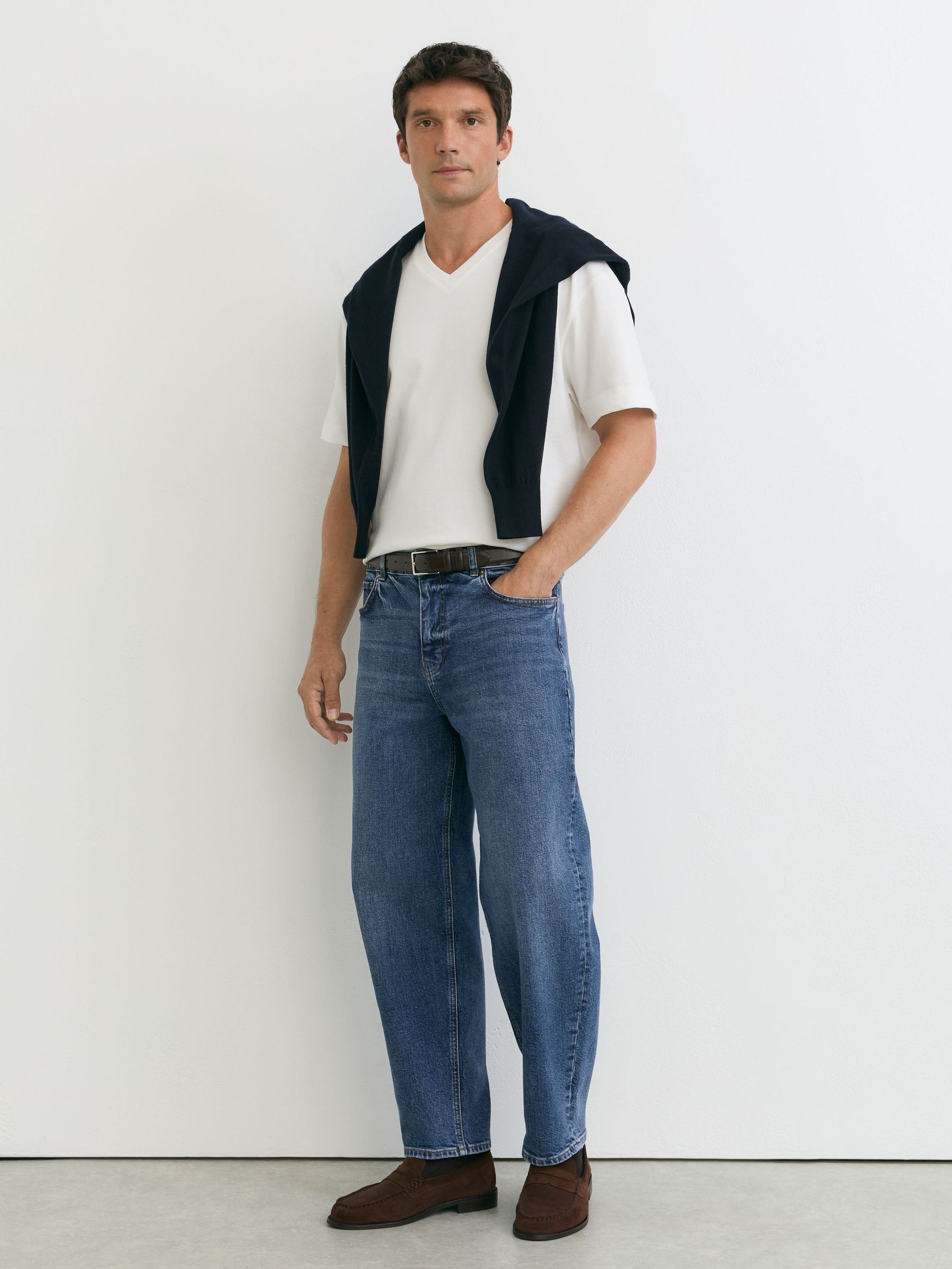 REISS REISS Freddie Barrel-Leg Jeans